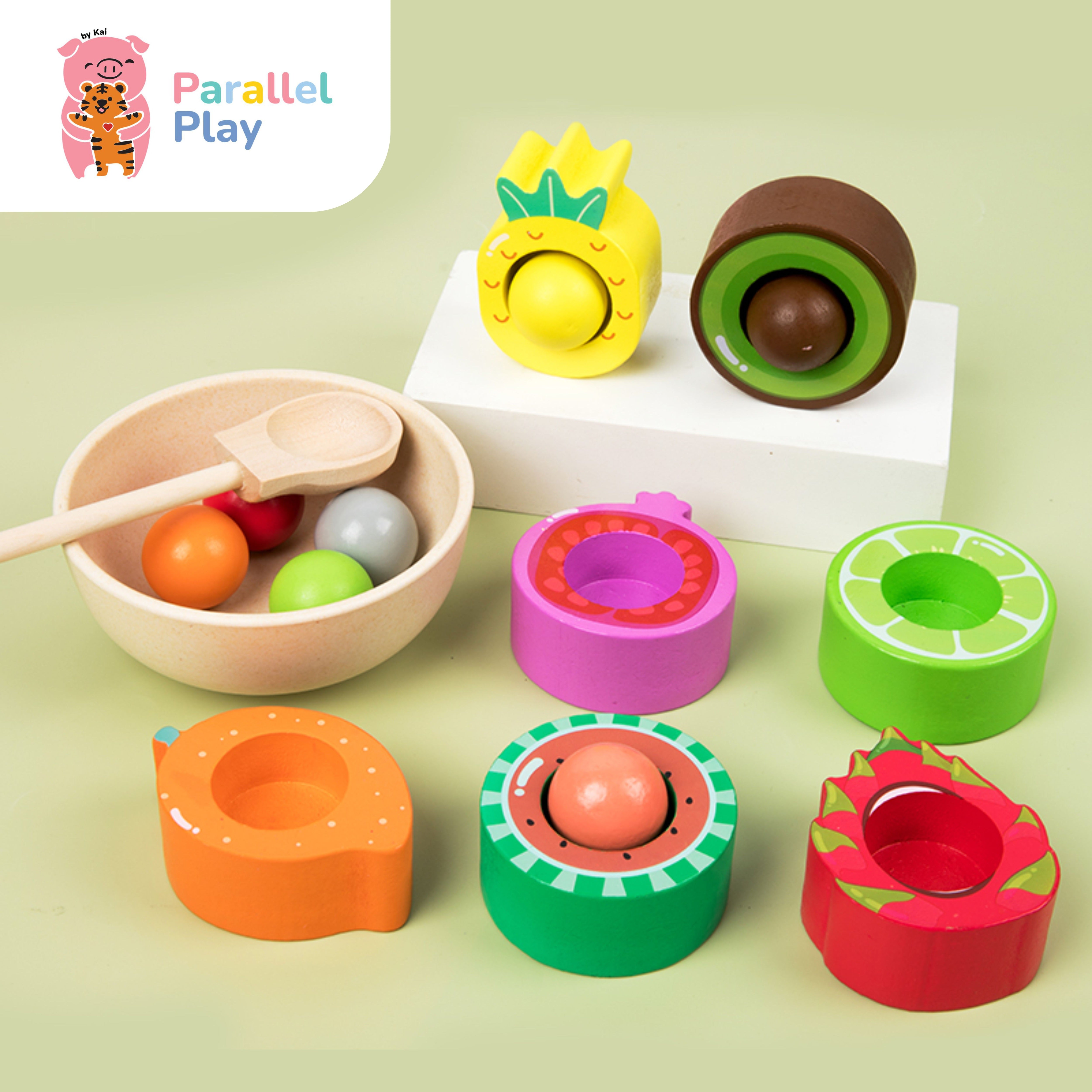 Fruit Scoop & Sorting Set – Parallel Play by Kai