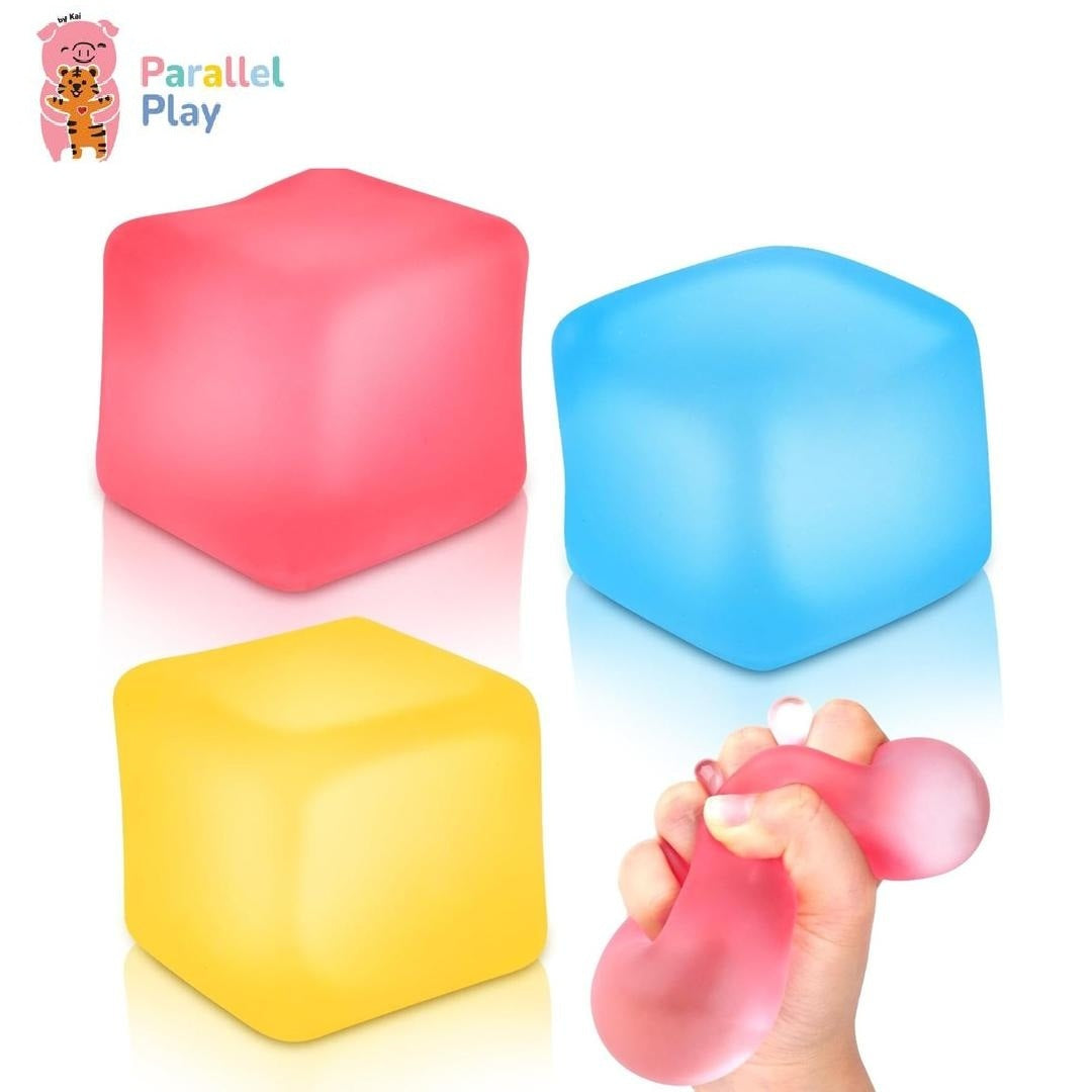 Squishy Stress Cube – Parallel Play by Kai